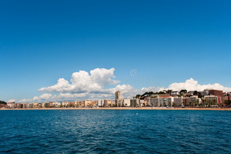 Lloret de Mar stock image. Image of lloret, spain, coast - 18678505