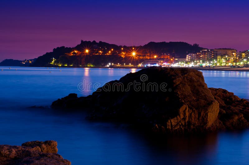 Lloret de Mar stock image. Image of sunrise, lloret, brava - 21580581