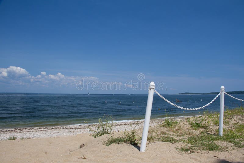 Lloyd Neck Beach stock image. Image of connecticut, post - 43496469