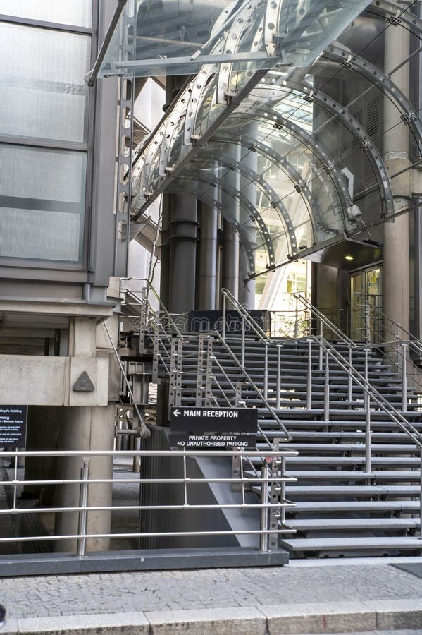 The Lloyd S Building (the Inside-Out Building) . London Stock Image ...