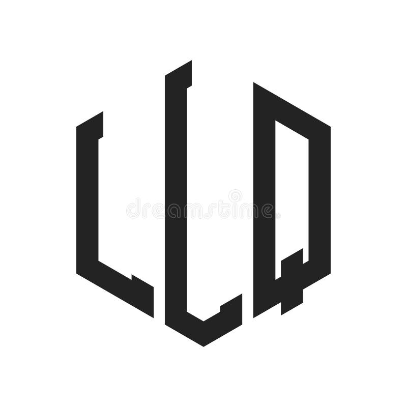 LLQ Logo Design. Initial Letter LLQ Monogram Logo Using Hexagon Shape ...