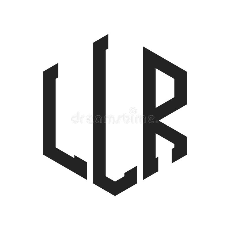LLR Logo Design. Initial Letter LLR Monogram Logo Using Hexagon Shape ...