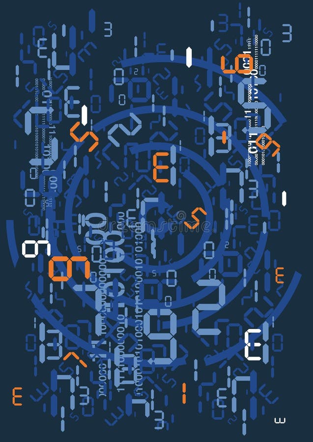 Números Digitales Rojos 41 En 3D De Fondo Blanco Stock de ilustración ...