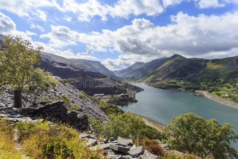 Llyn Peris lake stock image. Image of llanberis, lake - 83621031