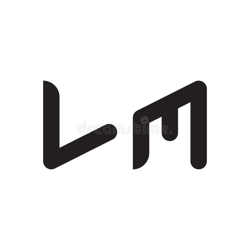 Lm Initial Letter Vector Logo Icon Stock Vector - Illustration of ...