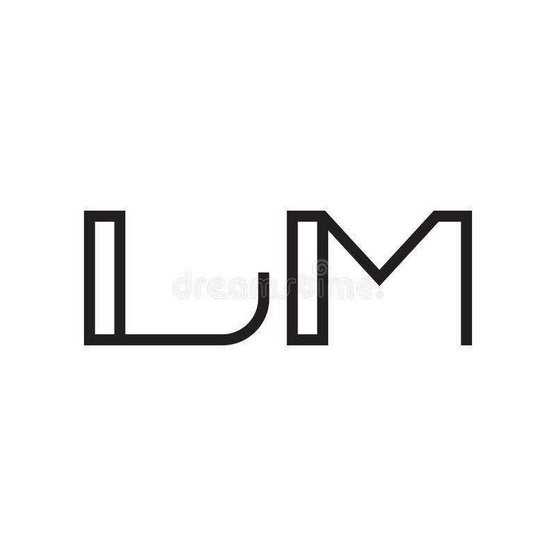Lm Initial Letter Vector Logo Icon Stock Vector - Illustration of ...