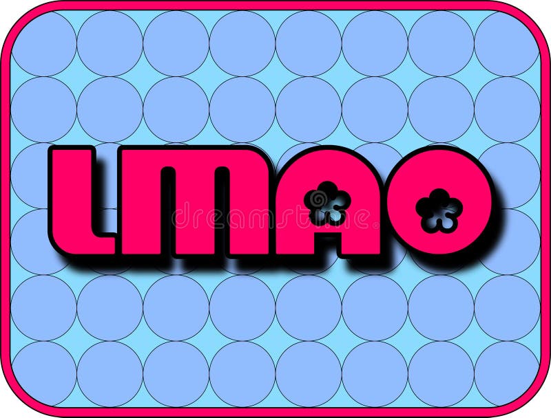 LMAO stock vector. Illustration of humorous, bright, abbreviated - 13378112