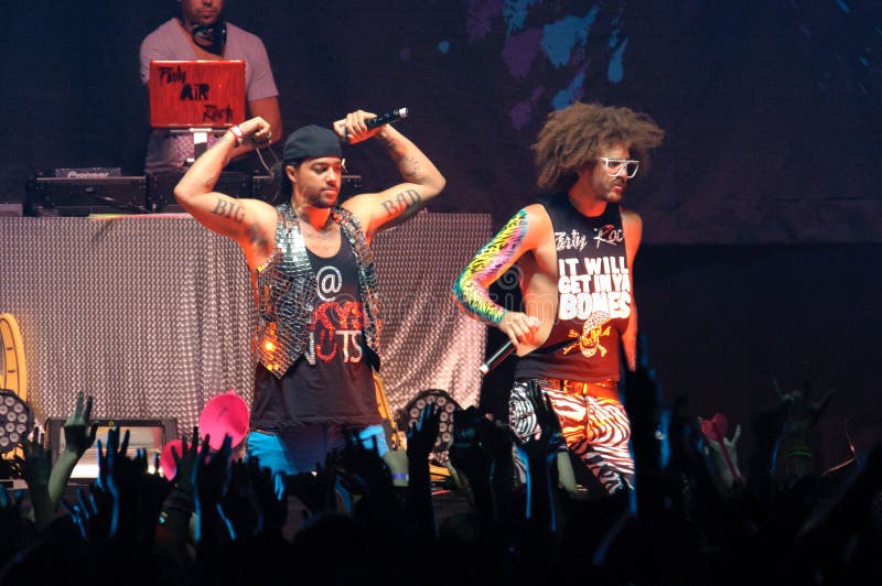 Lmfao editorial photography. Image of performers, party - 21174762