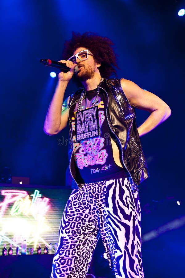 LMFAO Performing Live at Coliseu De Lisboa Editorial Stock Image ...