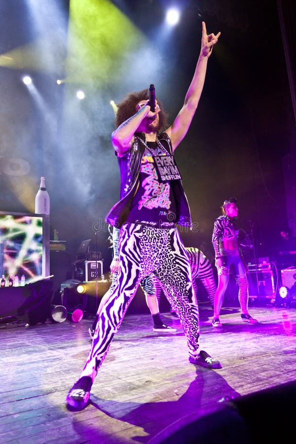 LMFAO Performing Live at Coliseu De Lisboa Editorial Stock Image ...