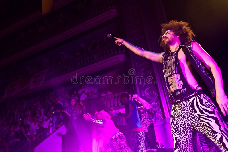LMFAO Performing Live at Coliseu De Lisboa Editorial Photography ...