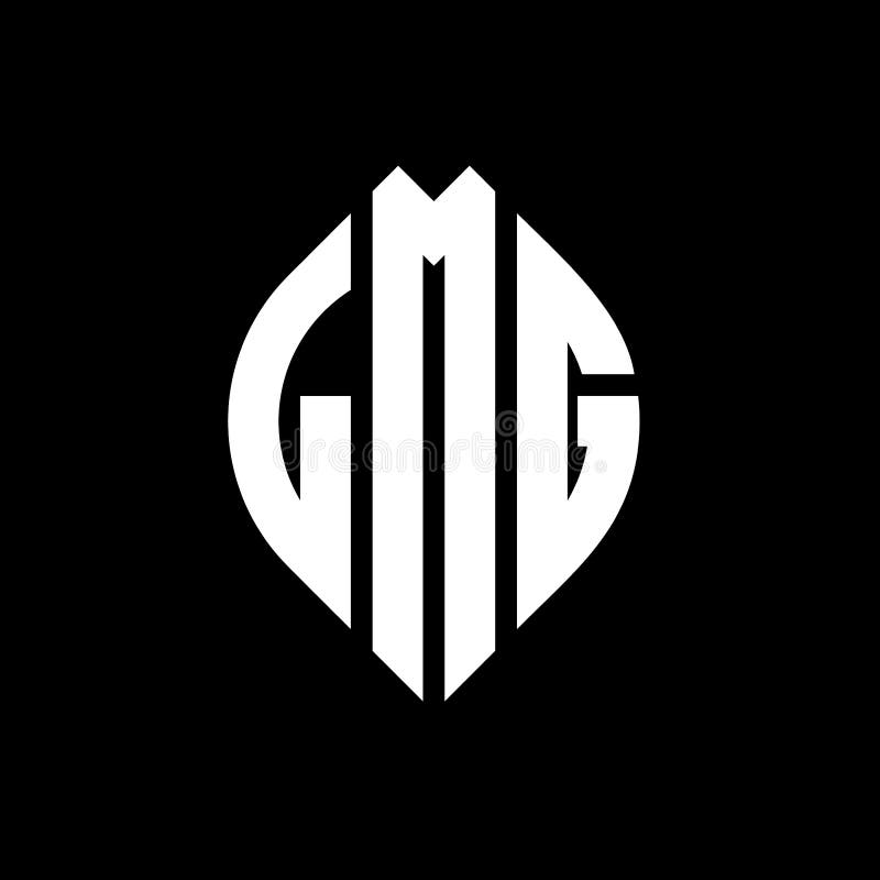 LMG Circle Letter Logo Design with Circle and Ellipse Shape. LMG ...