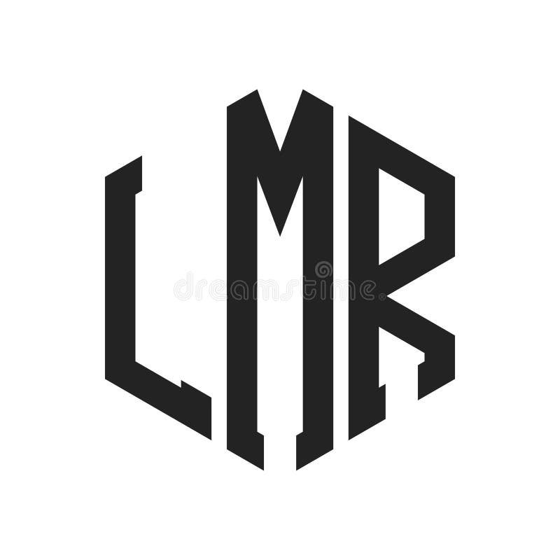 LMR Logo Design. Initial Letter LMR Monogram Logo Using Hexagon Shape ...