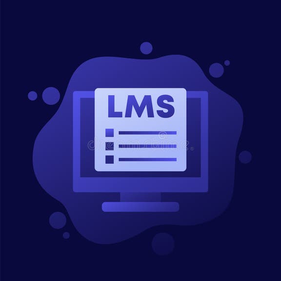 LMS Icon, Learning Management System Vector Design Stock Vector ...