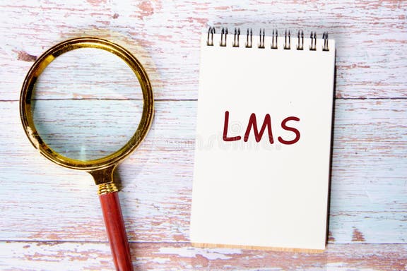 LMS - Learning Management System Acronym. LMS in a Notebook Next To a ...