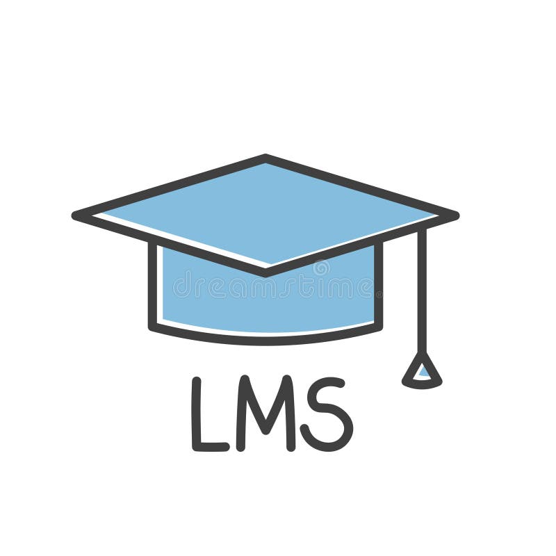 LMS Learning Management System Concept Stock Vector - Illustration of ...