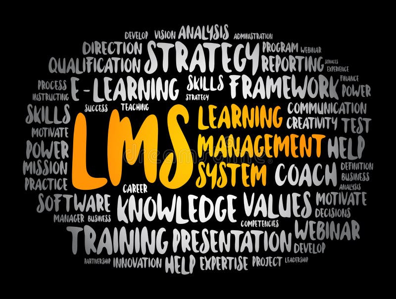 LMS - Learning Management System Word Cloud Stock Illustration ... LMS - Learning Management System Word Cloud Stock Illustration ...