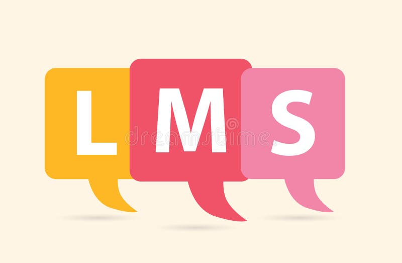 LMS Learning Management System Acronym Stock Vector - Illustration of ...