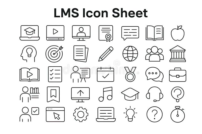 Learning Management System Lms Platform Stock Illustrations – 728 ...