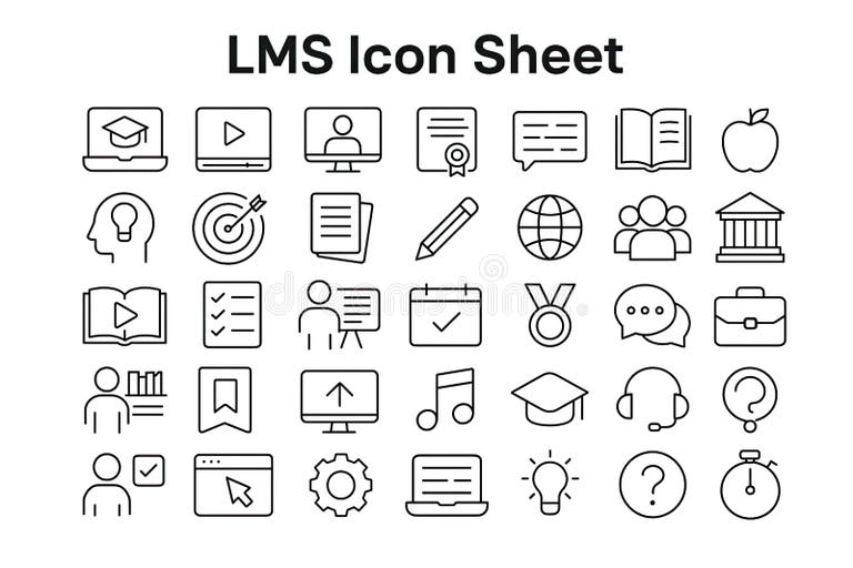 Learning Management System Lms Platform Stock Illustrations – 728 ...