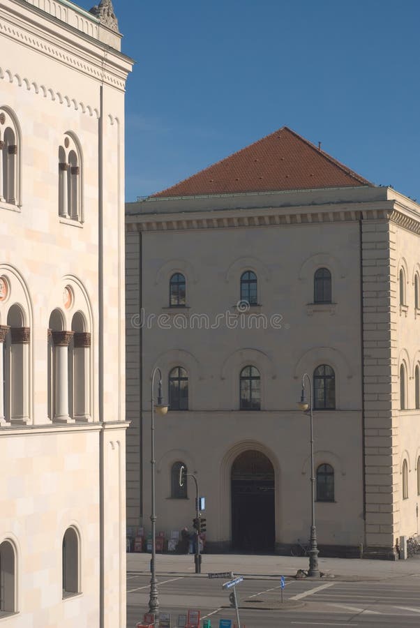 Ludwig Maximilian University Stock Photo - Image of building, light ...