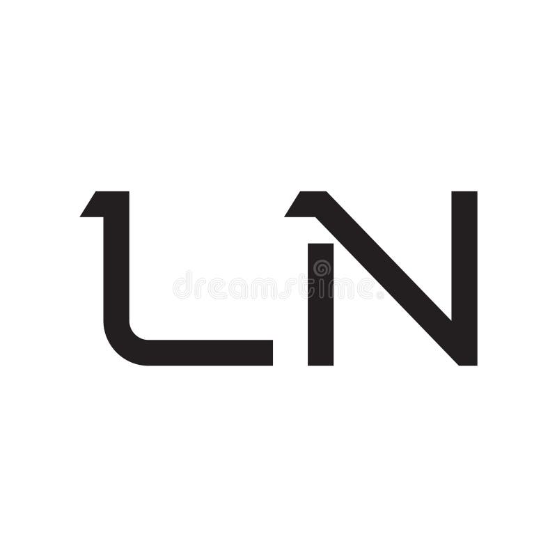 Ln Initial Letter Vector Logo Icon Stock Vector - Illustration of ...