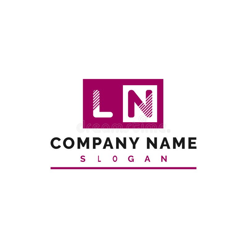 LN Logo Design. LN Letter Logo Vector Illustration - Vector Stock ...