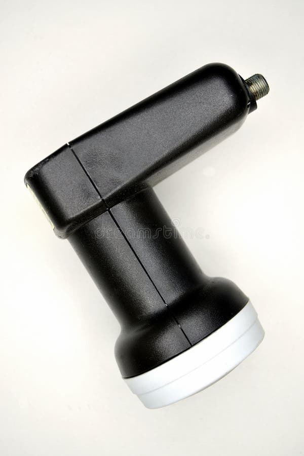 LNB Converter for Digital Television Reception from Satellites Stock ...