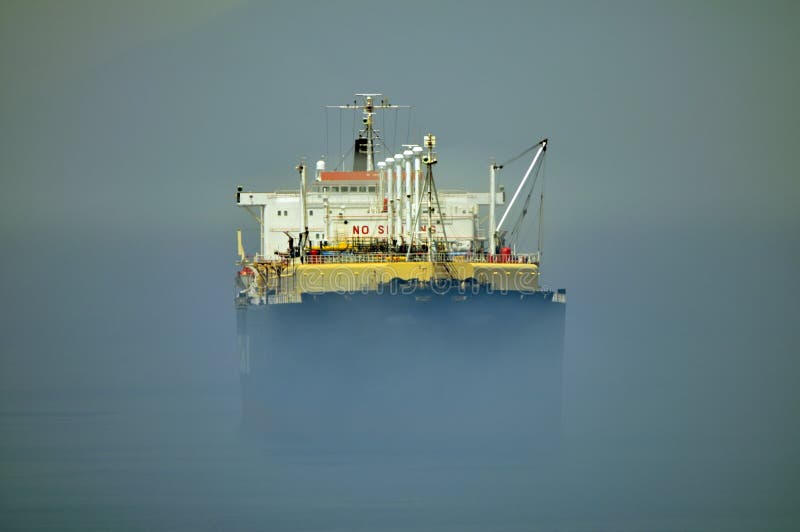 LNG Carrier Ship for Natural Gas Stock Image - Image of container ...