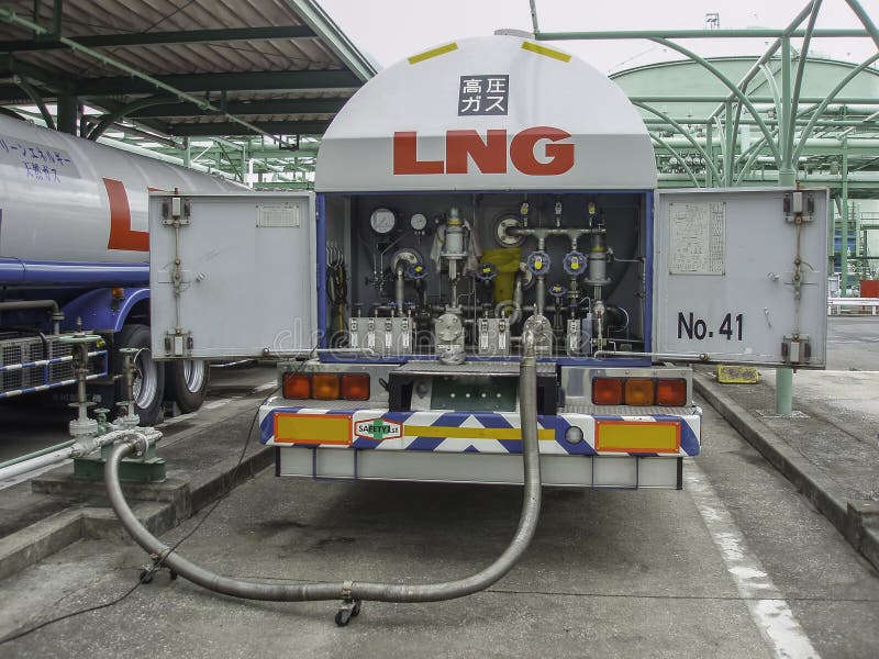 LNG Angetriebener LKW Scanias G340 Redaktionelles Stockfotografie ...
