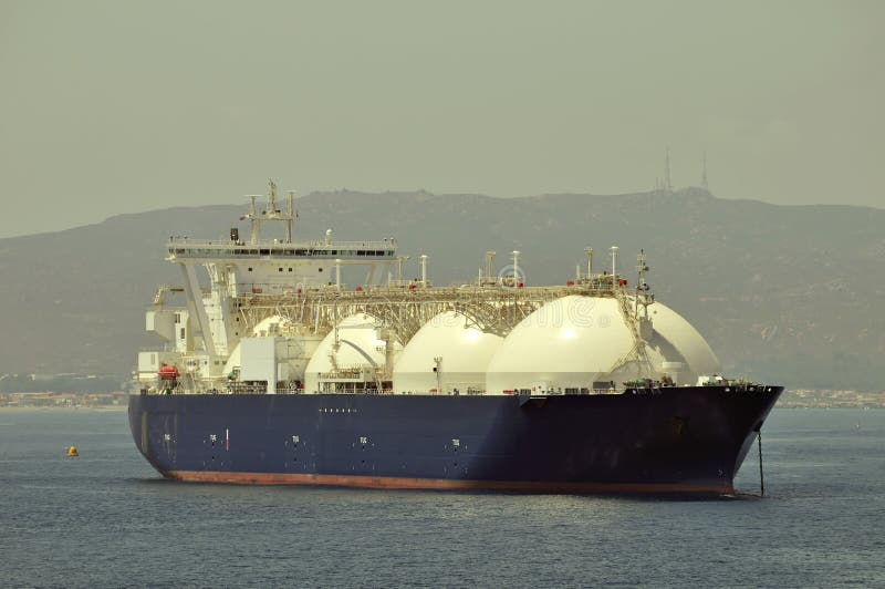 LNG ship for natural gas stock image. Image of international - 11130507