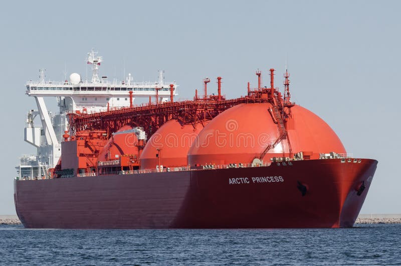 LNG TANKER editorial stock photo. Image of commercial - 309859888