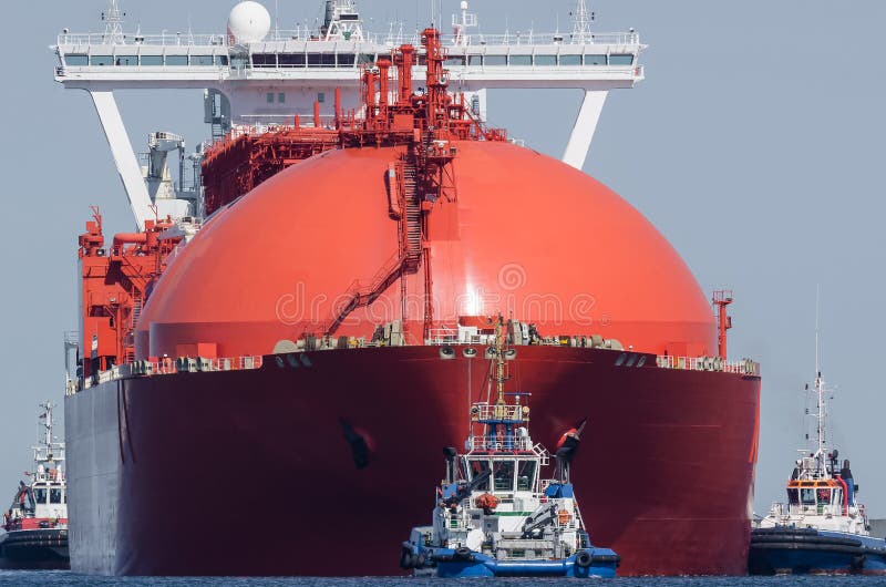 LNG TANKER stock image. Image of loadn, freight, commercial - 174541235