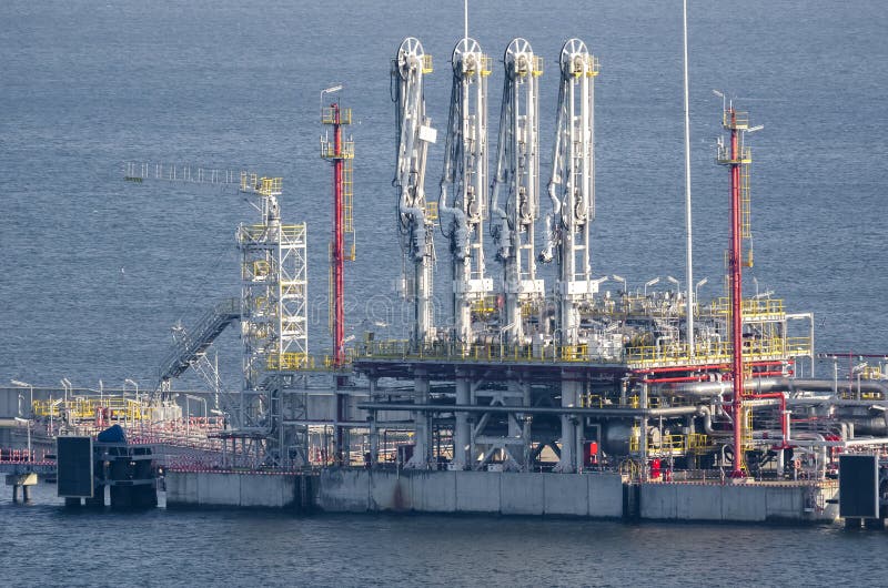 LNG TERMINAL stock image. Image of flammable, economy - 172207365