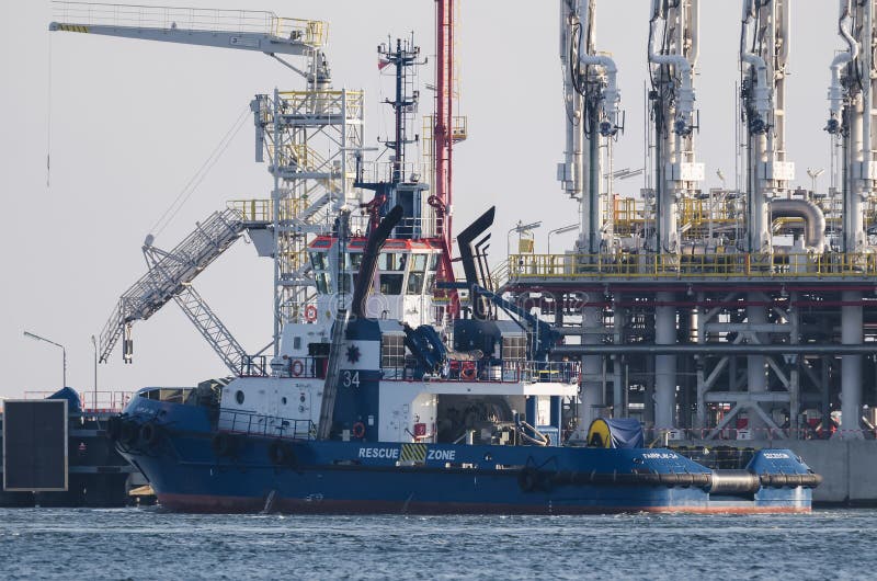 LNG TERMINAL editorial stock image. Image of economy - 173105419