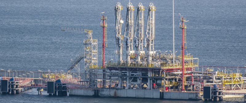 LNG TERMINAL stock photo. Image of materials, commercial - 172196672