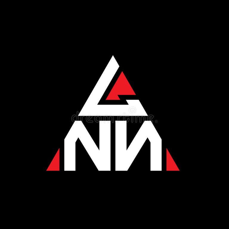 LNN Triangle Letter Logo Design with Triangle Shape. LNN Triangle Logo Design Monogram Stock ...