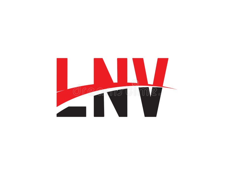 LNV Letter Initial Logo Design Stock Vector - Illustration of element ...