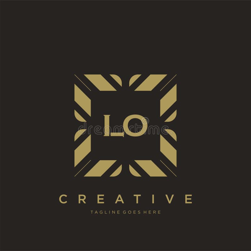 LO Initial Letter Luxury Ornament Monogram Logo Template Vector Stock ...