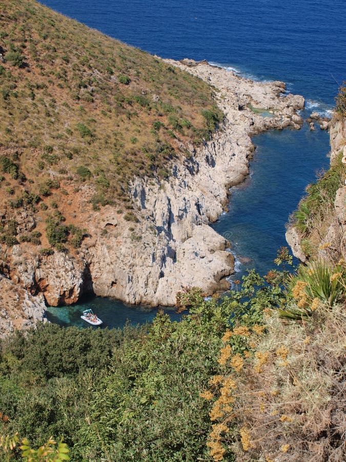 Lo Zingaro Nature Reserve, Sicily Stock Image - Image of travel, beach ...
