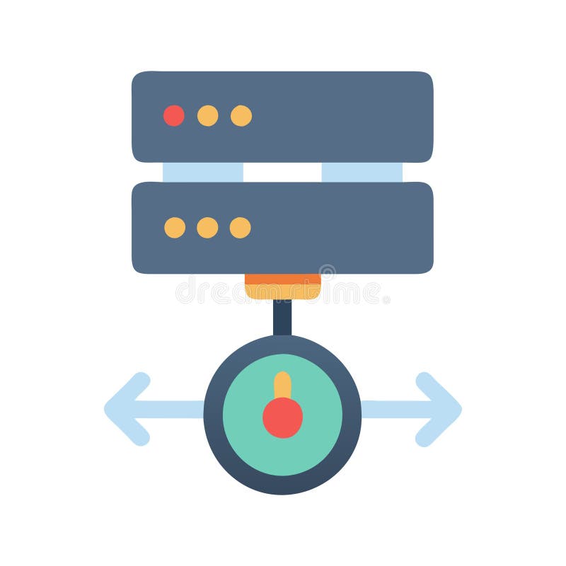 Load Balancer Icon for Traffic Management Stock Vector - Illustration ...