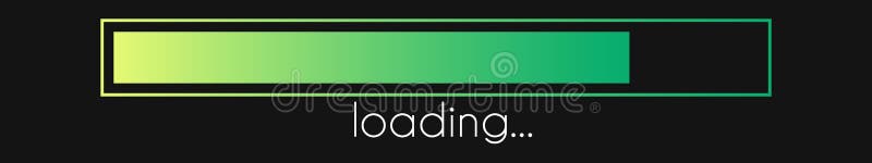 Load Bar. Progress Gradient Download Interface. Loading Sign Stock ...