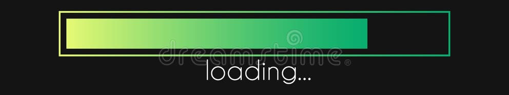 Load Bar. Progress Gradient Download Interface. Loading Sign Stock Vector - Illustration of ...