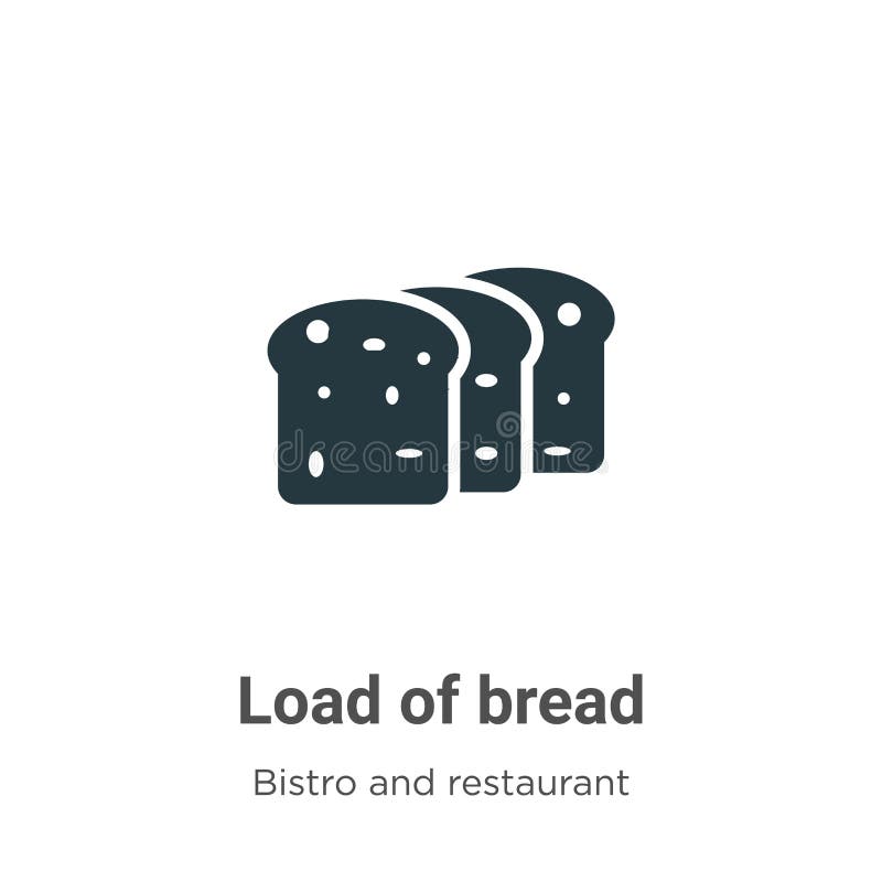 Load of Bread Vector Icon on White Background. Flat Vector Load of ...