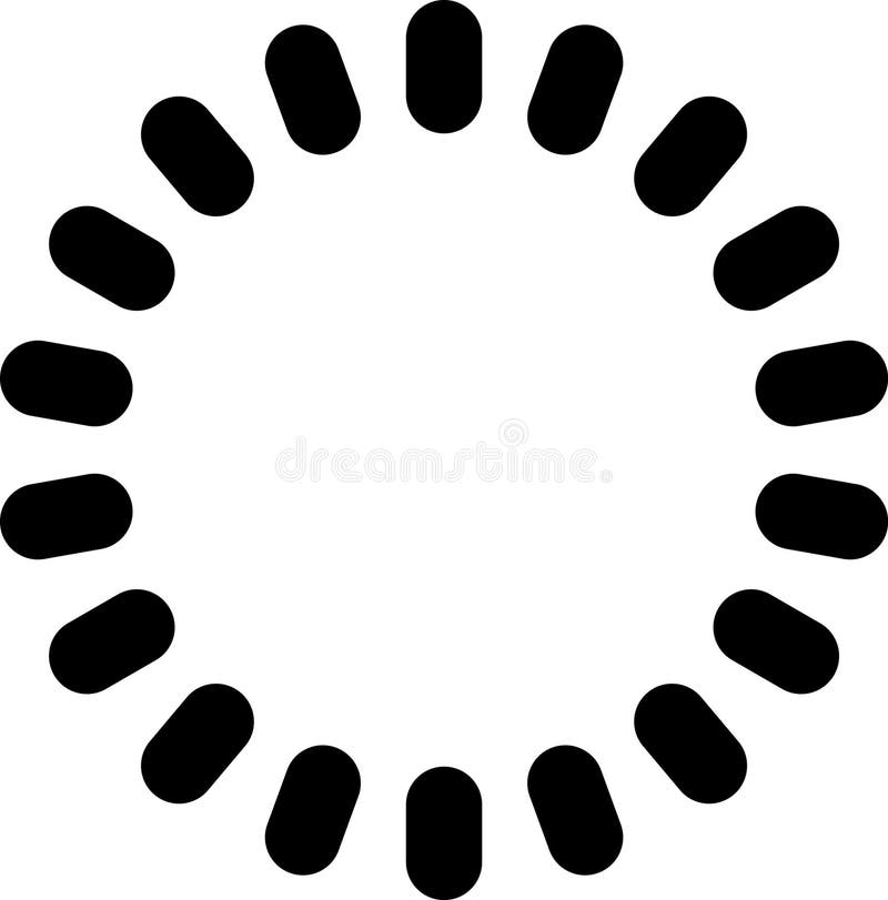 Load Buffer Circle Icon. Loading Circle. Buffer Preloader Symbol Upload Page Stock Vector ...