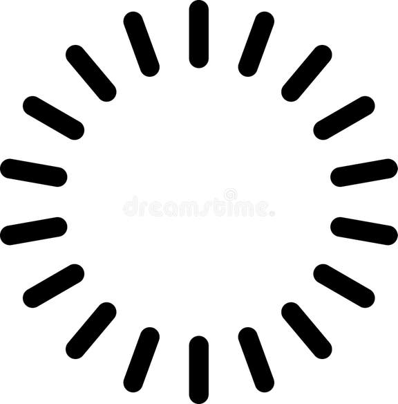 Load Buffer Circle Icon. Loading Circle. Buffer Preloader Symbol Upload Page Stock Vector ...
