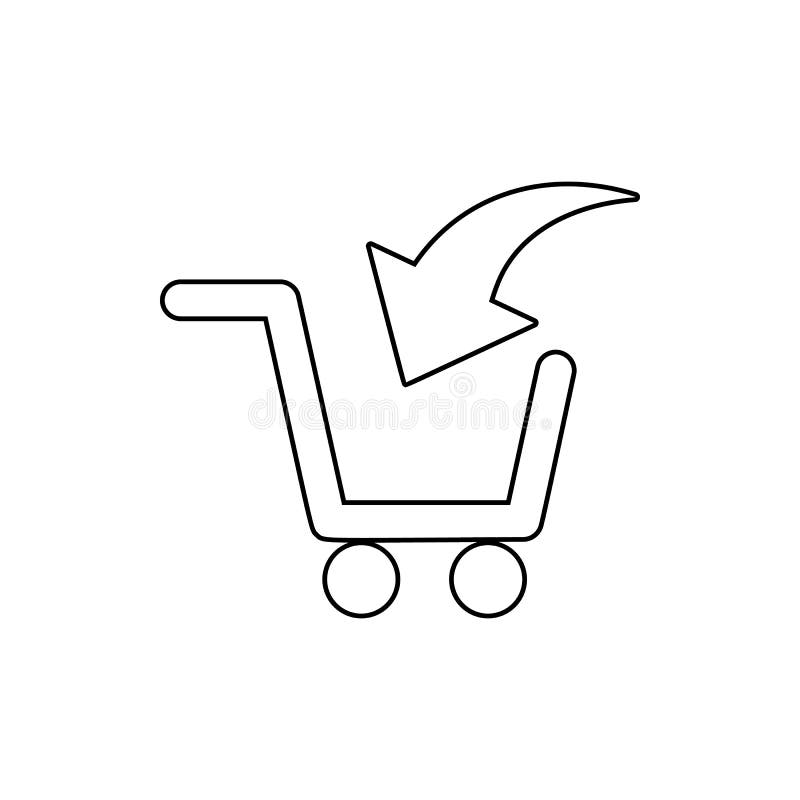 Load Cart Icon, Isometric Style Stock Illustration - Illustration of ...