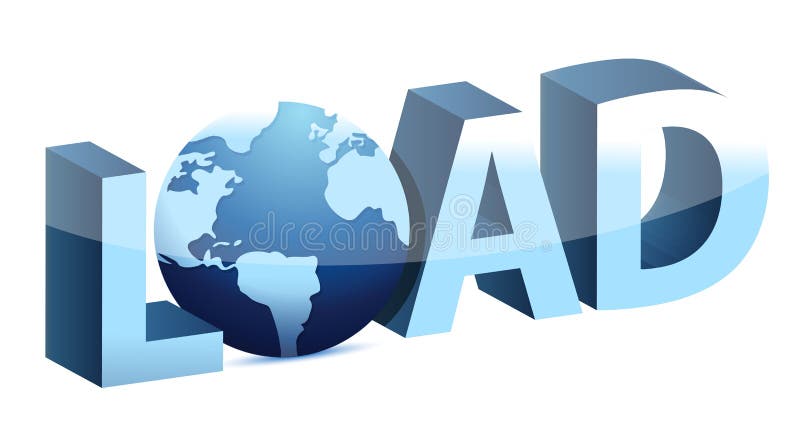 Load globe stock illustration. Illustration of load, abstract - 29089392