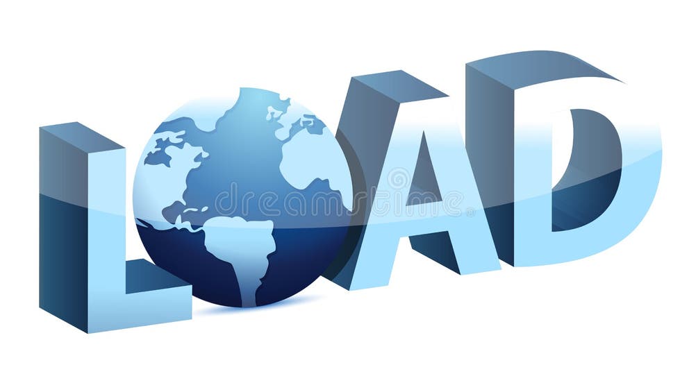 Load globe stock illustration. Illustration of load, abstract - 29089392