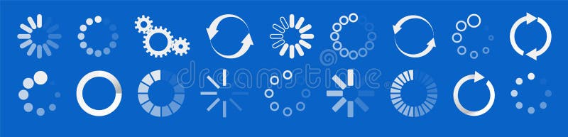 Load Icon Loading Circle Website Buffer Loader Or Preloader Vector